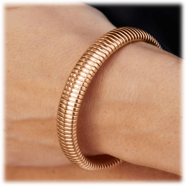 SideDeal: Savvy Cie 18K Gold Over Stainless Omega Slip On Bracelet