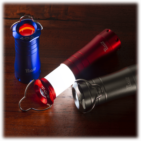 MorningSave: 3-Pack: Halo Mini 2-in-1 LED Lantern & Flashlight