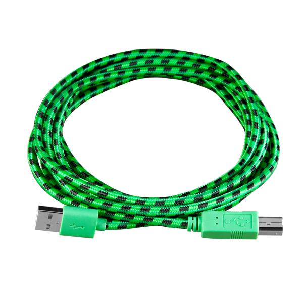 MorningSave: 5-Piece Evergreen Braided Cable Bundle (2 HDMI, Printer ...