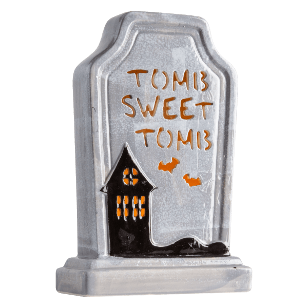 MorningSave: 2-Pack: Mr. Halloween 10" Ceramic LED Tombstone with Timer