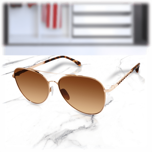 MorningSave: Nicole Miller New York Carlsbad Aviator Sunglasses