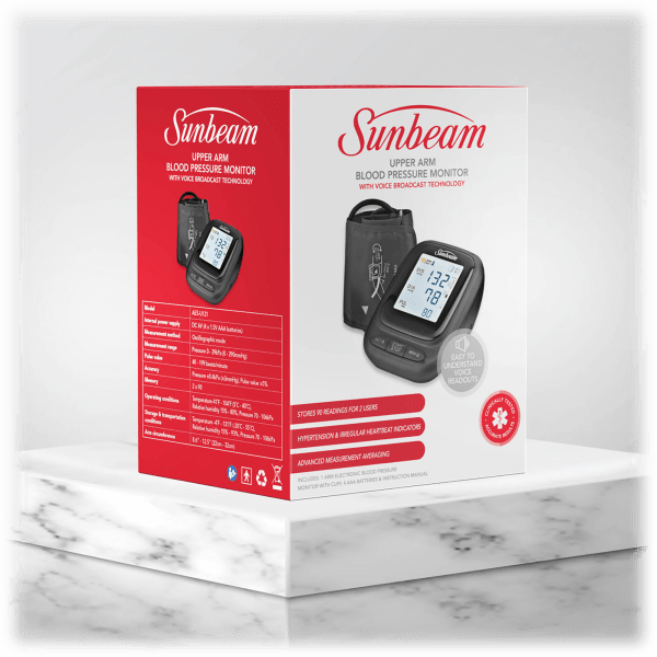 MorningSave: 2-Pack: Sunbeam Upper Arm Blood Pressure Monitor with ...