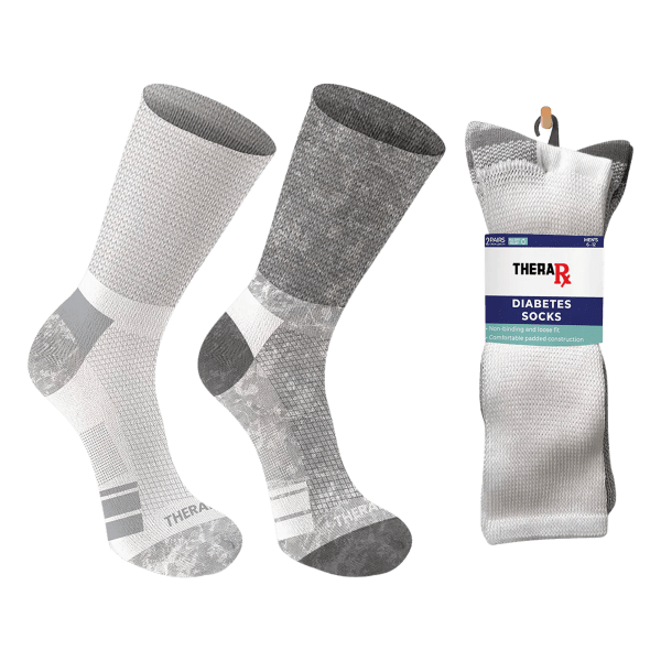 SideDeal: 6-Pack: TheraRx Unisex Non-Binding Extra Wide Top Cotton ...