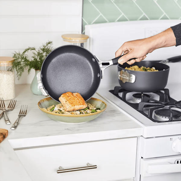 MorningSave: Calphalon Select 8-Piece Hard-Anodized Nonstick Cookware Set