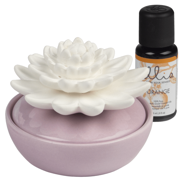 MorningSave: Ellia Porcelain Aromatherapy Diffuser with Essential Oil