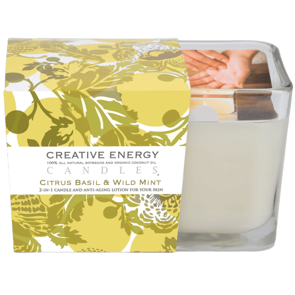 MorningSave: Creative Energy 7oz Glass Cosmetic Soy Lotion Candle