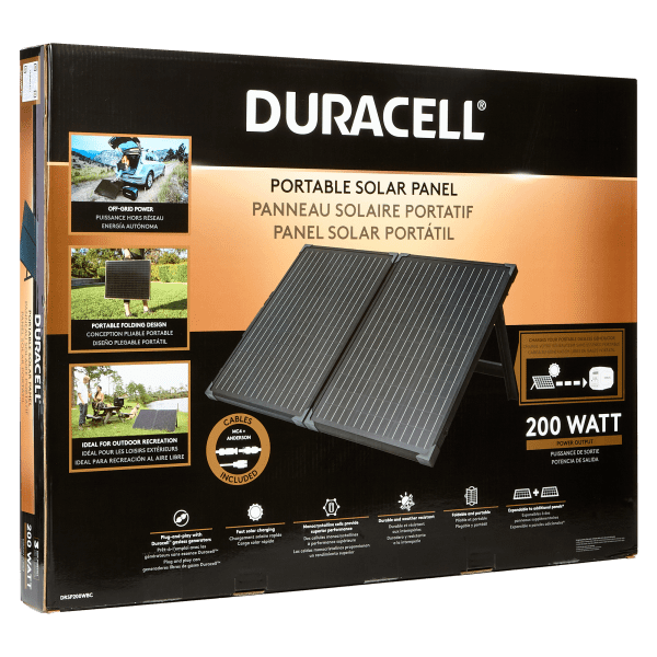 Meh: Duracell Heavy Duty Briefcase Solar Panels (100W or 200W)