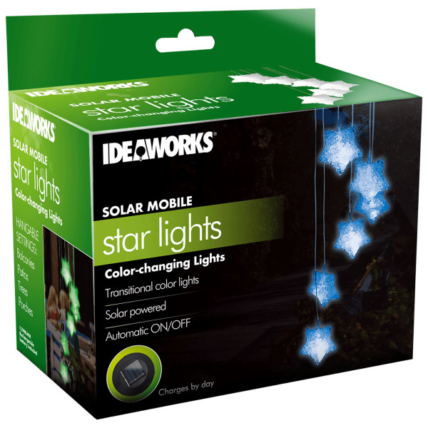 MorningSave: 2-Pack: Ideaworks Solar Mobile Star Lights