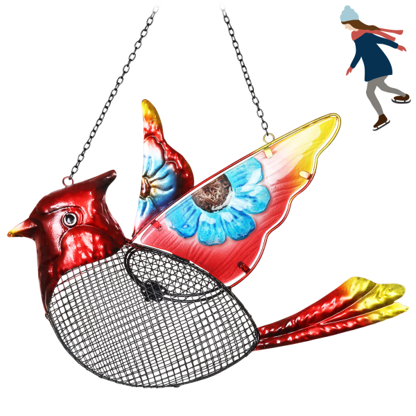 MorningSave: Exhart Cardinal Bird Seed Feeder