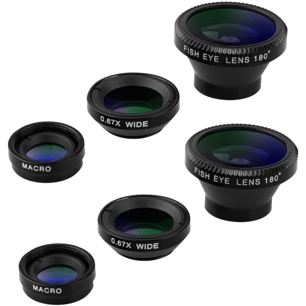MorningSave: 2-Pack: Acesori Smartphone Camera Lens Kits