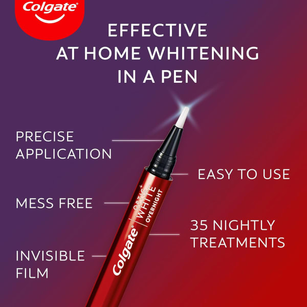 MorningSave: 2-Pack: Colgate Optic White Overnight Teeth Whitening Pens