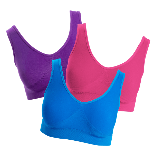 SideDeal: 3-Pack: Extreme Fit Seamless Lightweight Comfort Bras
