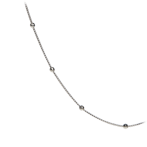 MorningSave: NDG Group Sterling Silver Italian Made Box Chain Necklace ...