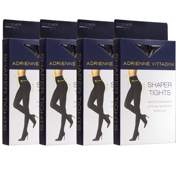 MorningSave: 4-Pack: Adrienne Vittadini Body Shaper Tights