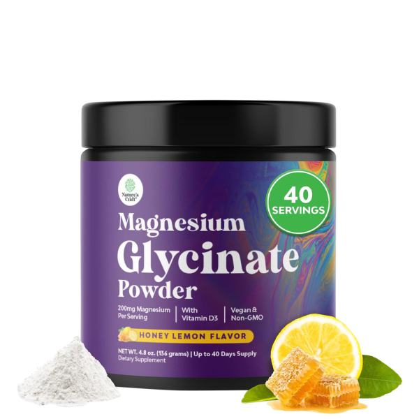 MorningSave: 3-Pack: Nature's Craft Magnesium Glycinate Powder