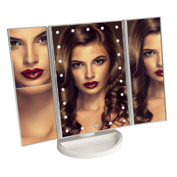 MorningSave: Vivitar Simply Beautiful 21 LED Light Up Trifold Mirror