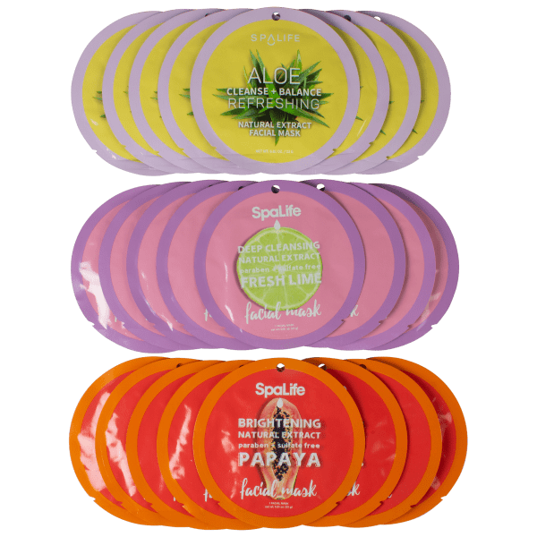 MorningSave: 24-Pack: SpaLife Face Mask Assortment