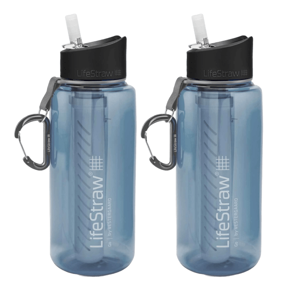 Meh: 2-Pack: LifeStraw Go 22oz Water Filter Bottle