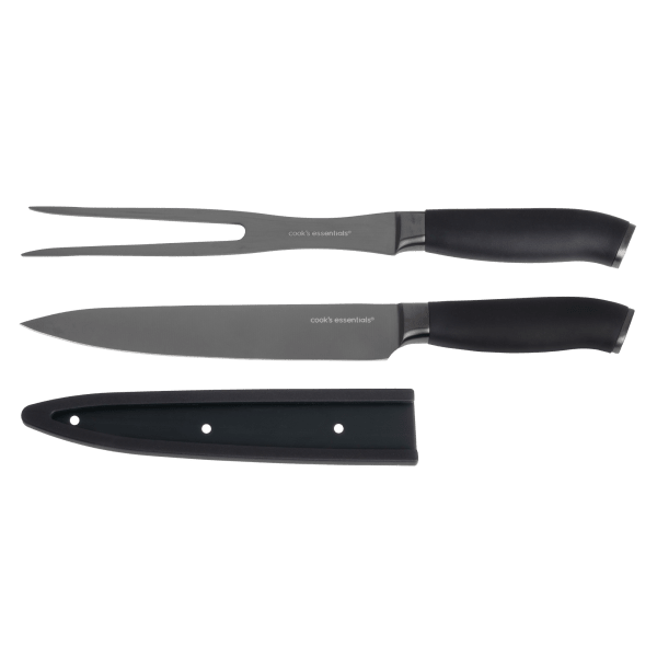 MorningSave: Cook's Essentials Japanese Steel Carving Knife and Fork Set