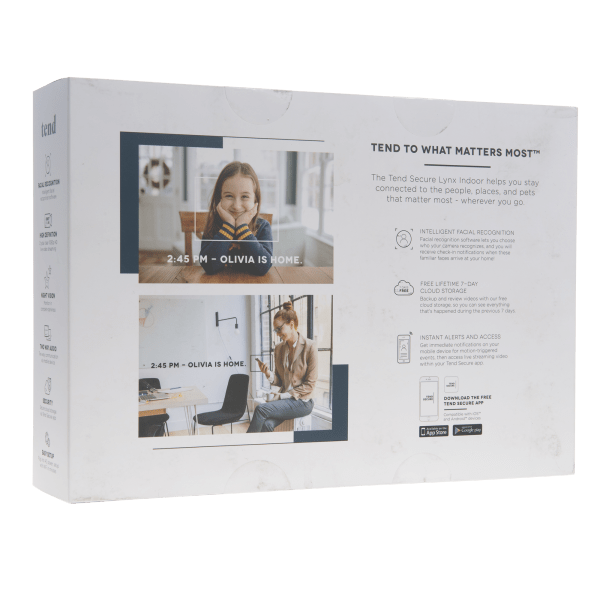 MorningSave: Tend Insights Lynx 1080P WiFi Camera with Stranger Recognition