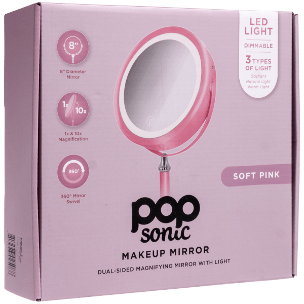 MorningSave: Pop Sonic LED 1X/10X Touch Sensor Vanity Mirror