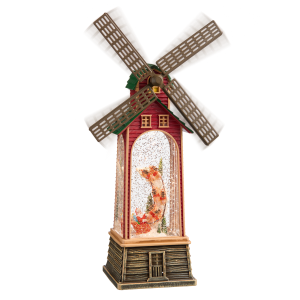 SideDeal: Roman Musical Lighted Swirl Santa and Sleigh Figurine