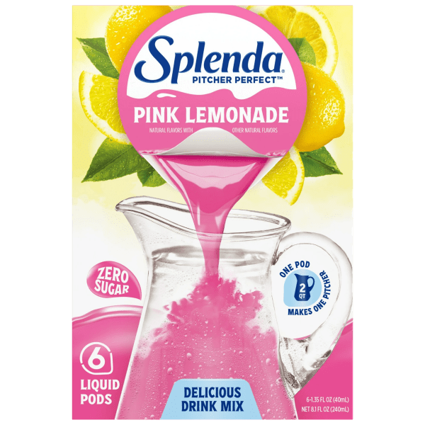 SideDeal: 72-Pack: Splenda Peel & Pour Sweet Tea & Pink Lemonade Drink ...