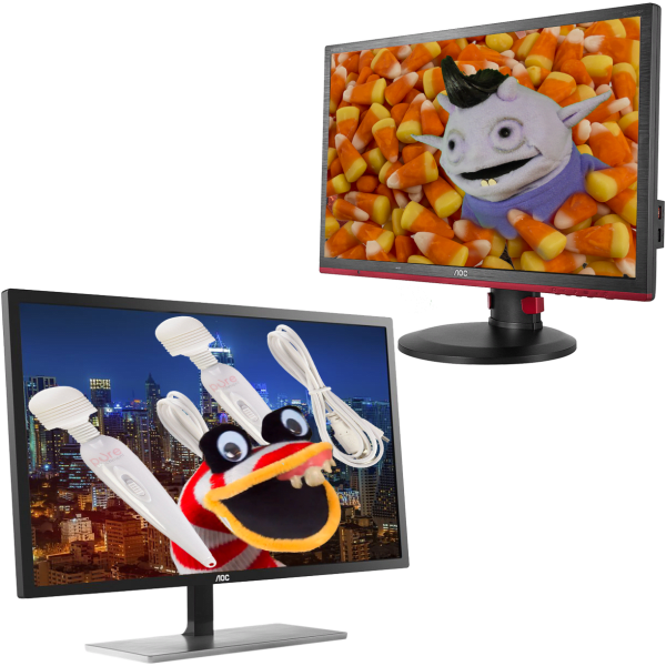 Meh: AOC 24" or 28" FreeSync Monitors (Refurbished)