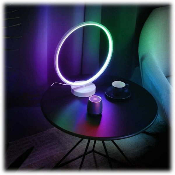 MorningSave: Aukey Circular RGB Table Lamp With Remote Control