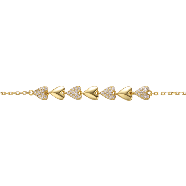 MorningSave: Genevive 14K Yellow Gold Plated Simulated Diamond Pave ...