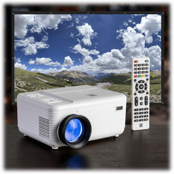 MorningSave: RCA Bluetooth Projector & DVD Player Set with Screen