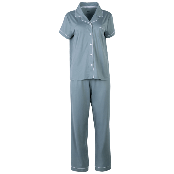 MorningSave: Born Notch Collar Pant & Short Sleeve Set