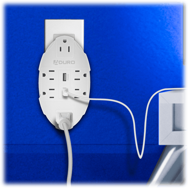 MorningSave: Aduro Surge Oval Charging Station 6 Outlets Dual USB
