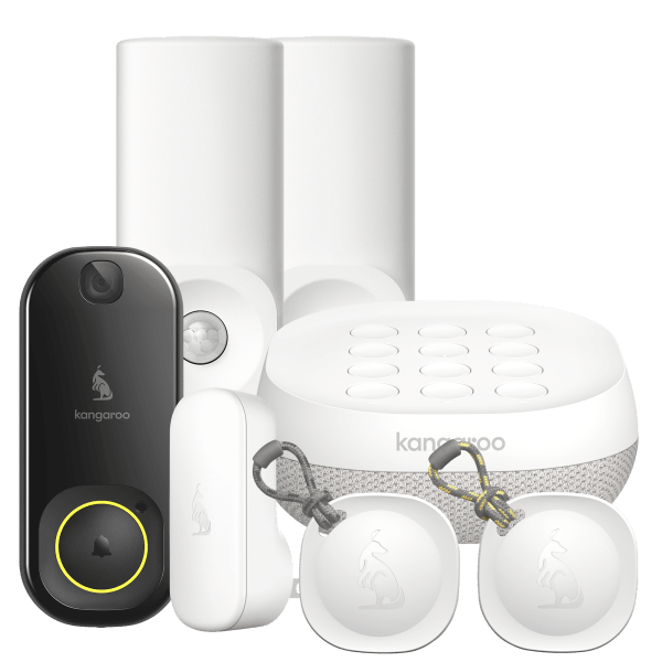 MorningSave: Kangaroo Camera Doorbell + Chime, 2 Motion Sensors and ...