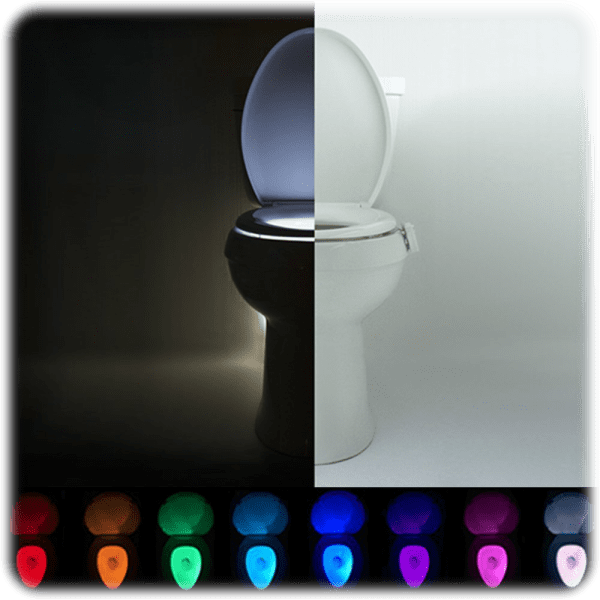 MorningSave: 2-Pack: Illumibowl Germ Defense Motion-Activated Toilet Lights