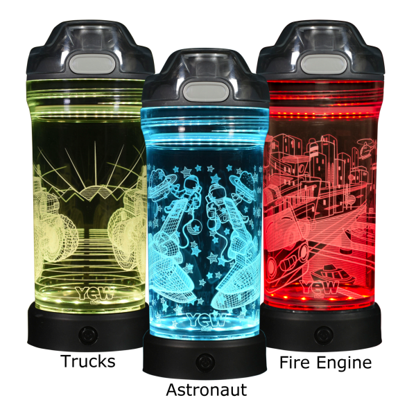 Meh: 3-pack: Igloo Yew Stuff 14oz Light-Up Bottle