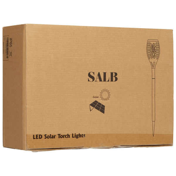 MorningSave: 4-Pack: SALB Solar Powered Outdoor LED Torch Lights