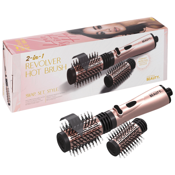 Shop Univision: Cortex Beauty 2 en 1 Cepillo Caliente Giratorio