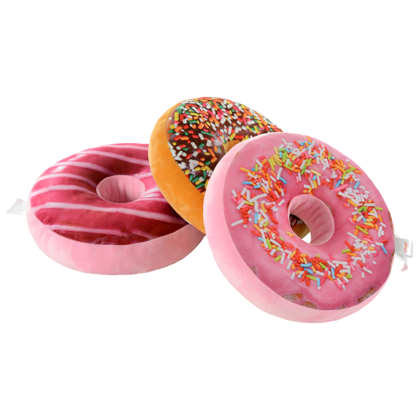 MorningSave: Cheer Collection 16" Reversible Microplush Novelty Donut ...