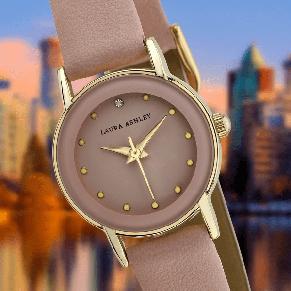 MorningSave: Laura Ashley Mini PU Strap Watch