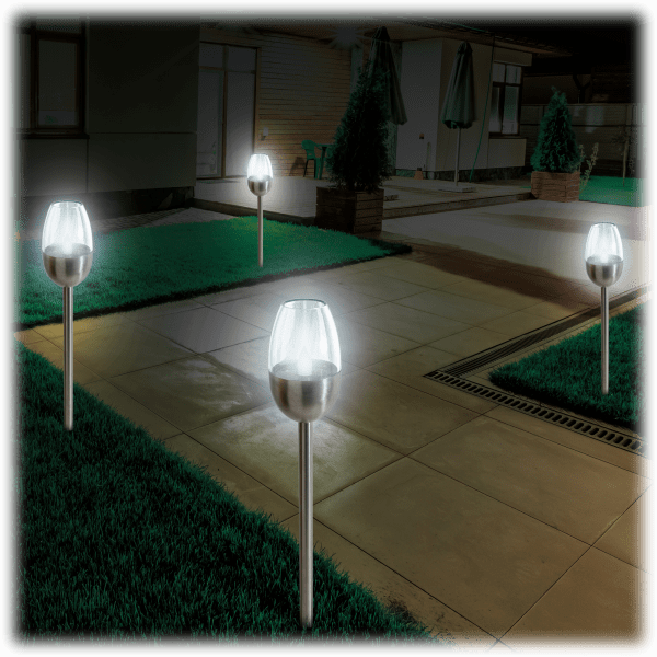 MorningSave: 4-Pack: Brookstone Candle Stake Lights