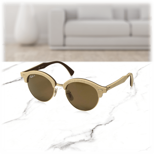 SideDeal: Ray-Ban Wood Round Sunglasses
