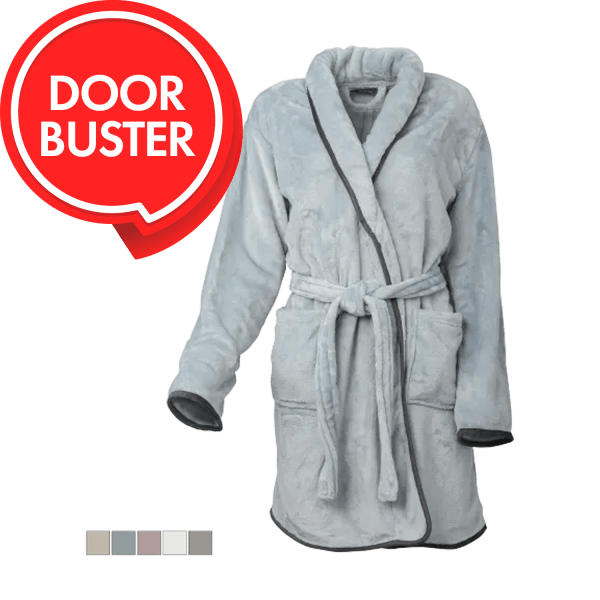 MorningSave: Ardour Pipe Hem Velvet Robes