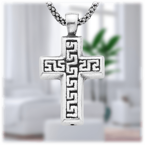 MorningSave: A&M .925 Sterling Silver Aztec Cross 18" Necklace