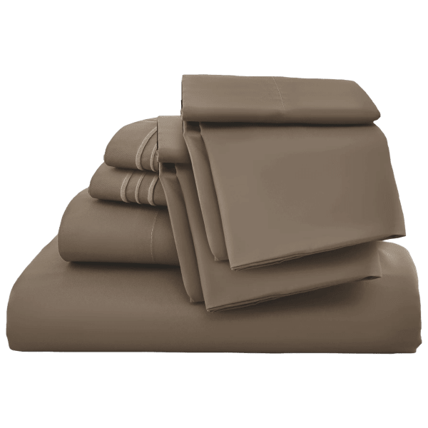 MorningSave: Hannah Linen 6-Piece 1800 Series Premium Sheet Set