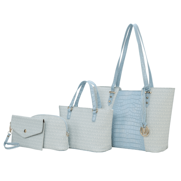 MorningSave: MKF Collection Lippa 4-Piece Faux Crocodile M Signature ...