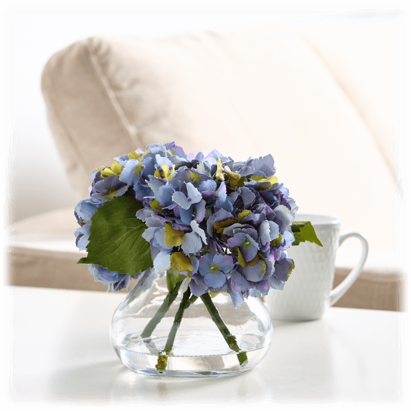 MorningSave: Nearly Natural Artificial Blooming Hydrangea In Vase