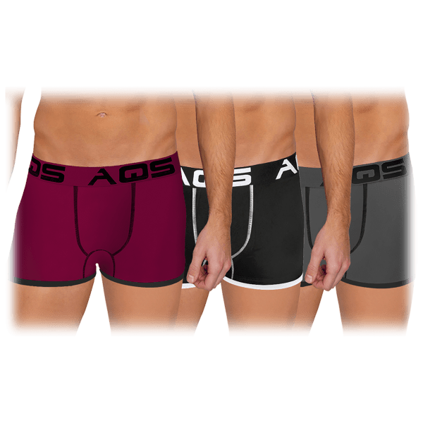 MorningSave: 3-Pack: AQS Men's Threaded-Fitted Briefs
