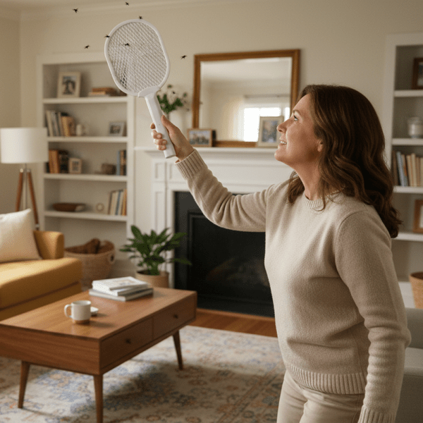 SideDeal: 2-Pack: Rechargeable 3000V Electric Fly Swatters
