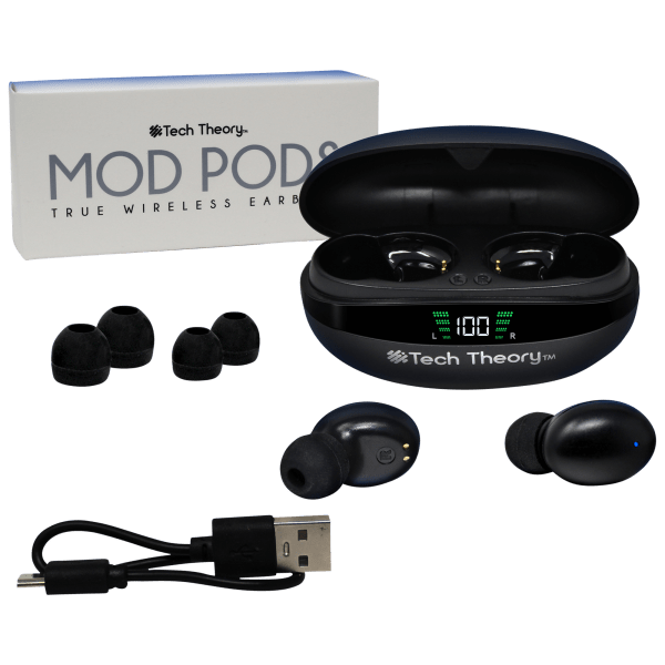 SideDeal: 2-Pack: Tech Theory True-Wireless Earbuds